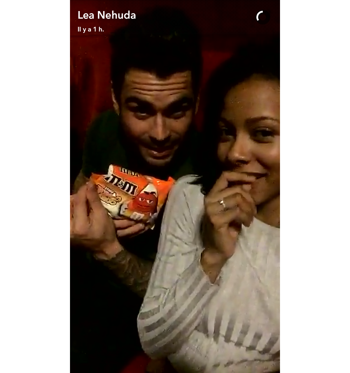 Photo : Ricardo et Nehuda des "Anges 8" en couple au cinéma, le 5 avril ...