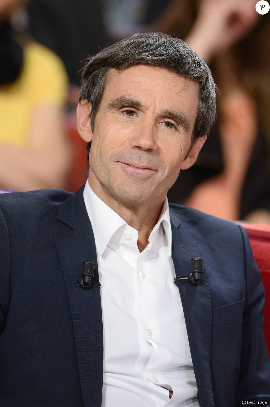 David Pujadas - Enregistrement de l'émission Vivement Dimanche à Paris ...