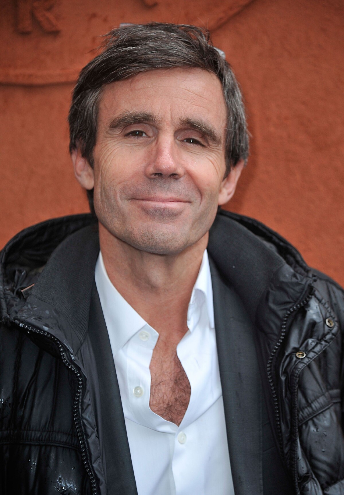 Photo : David Pujadas - People au village des Internationaux de France ...