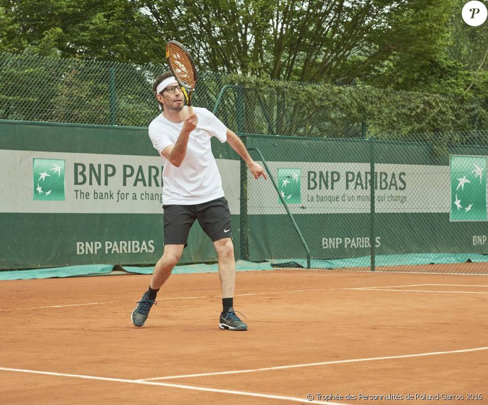 Manu Levy lors de la deuxième journée du Trophée des Personnalités de ...