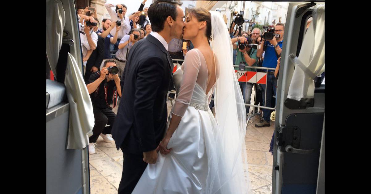 Fabio Fognini et Flavia Pennetta se sont mariés : Superbe fête dans les Pouilles - Purepeople