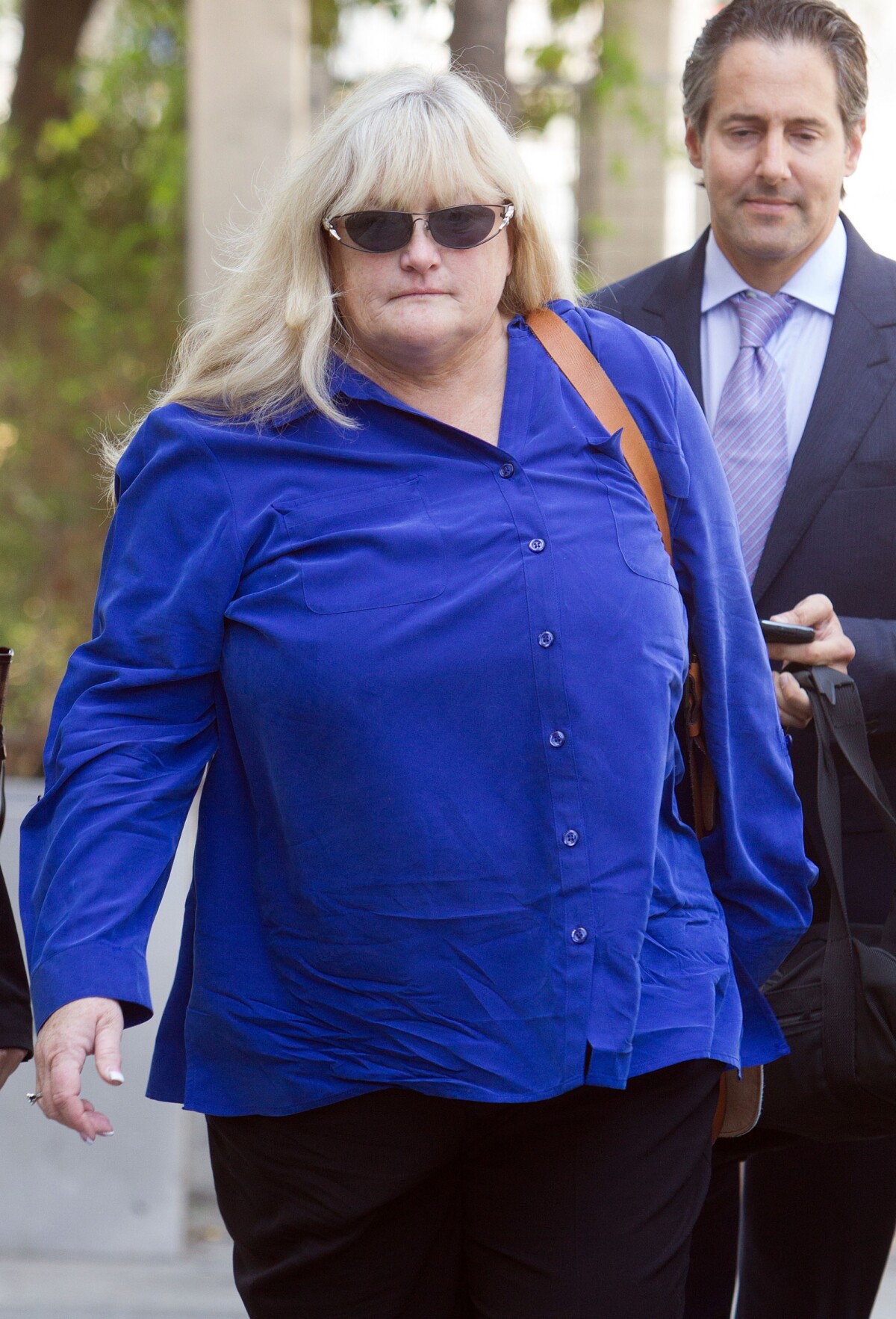 Photo : Debbie Rowe, l'ex-femme de Michael Jackson, arrive au tribunal ...