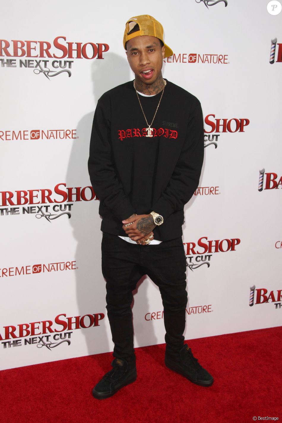 Tyga à la première de ‘BarberShop' au théâtre TCL Chinese à Hollywood ...