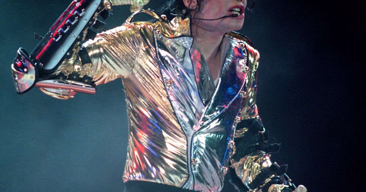 Michael Jackson en concert à Prague. Septembre 1996. - Purepeople