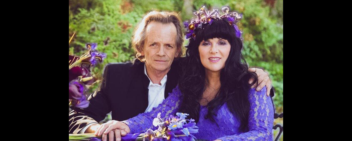 Photo : Ann Wilson et son mari, photo Twitter de mai 2015. - Purepeople