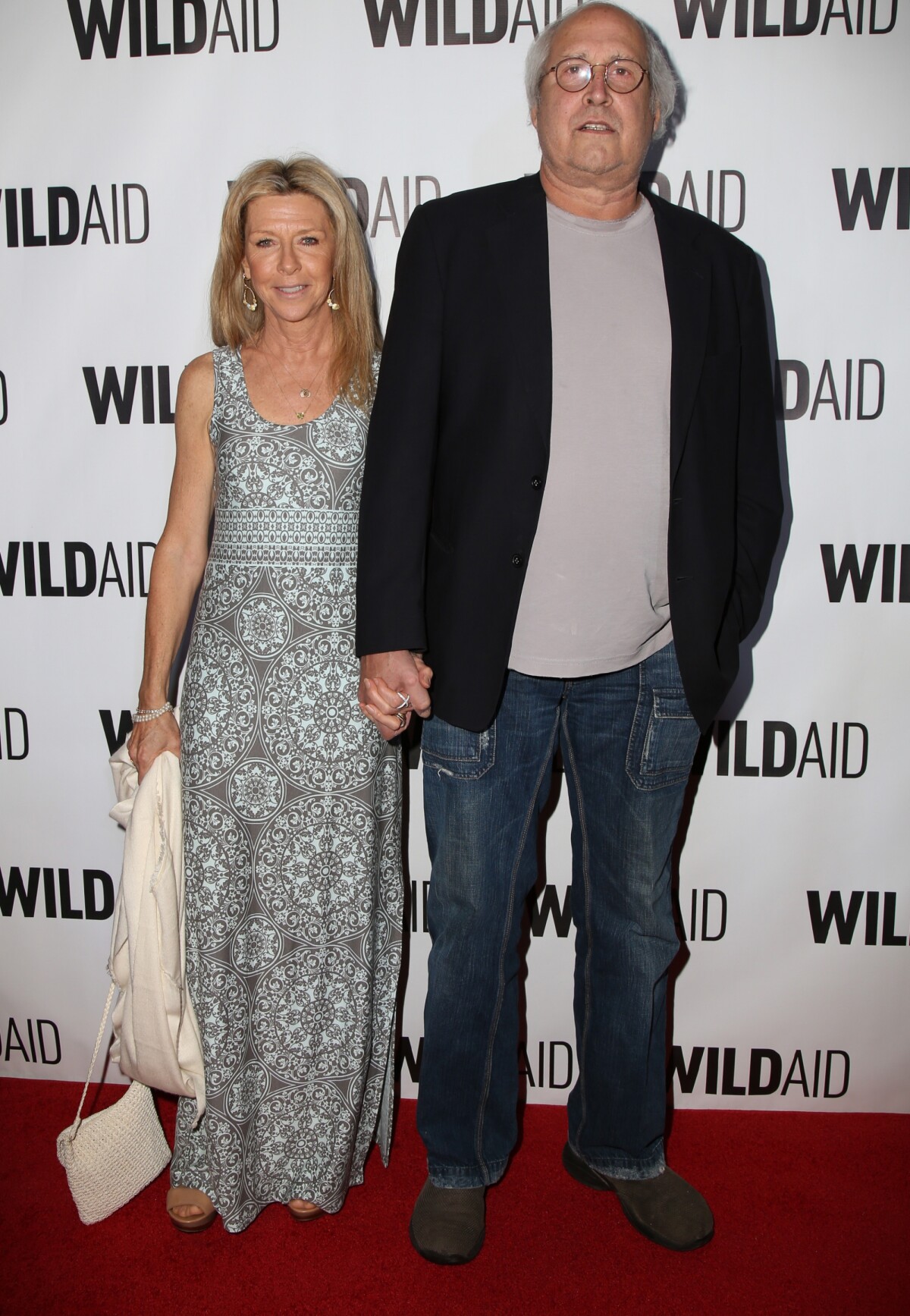 Photo : Chevy Chase et sa femme Jayni - People au WildAid 2015 à ...