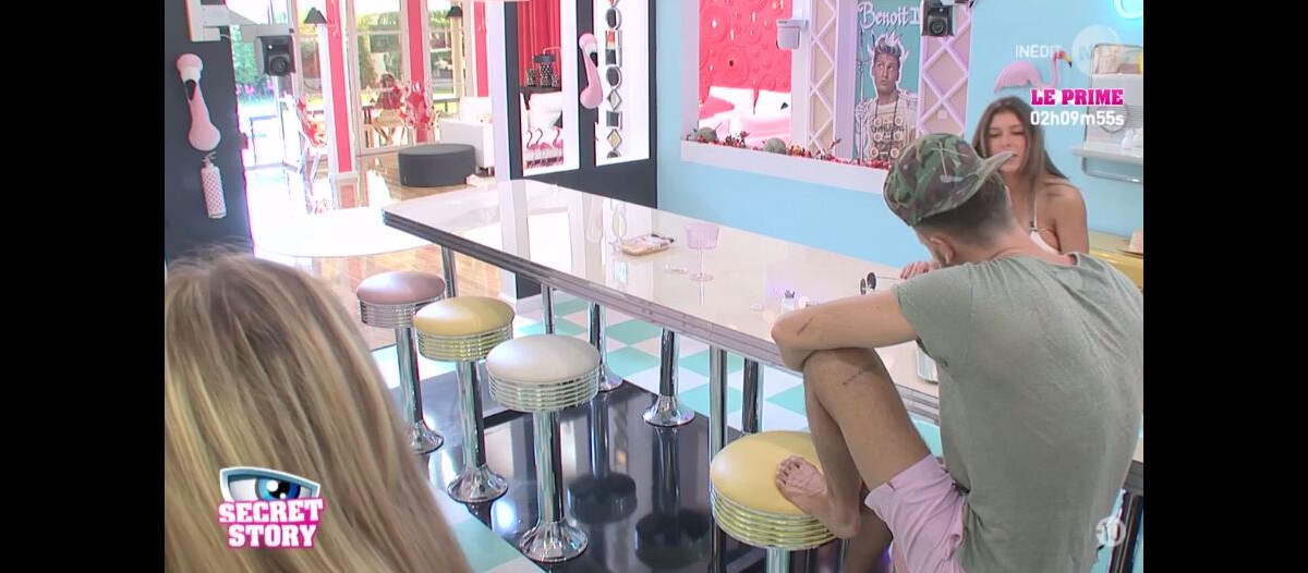Photo : Bastien en colère contre Athénaïs - "Secret Story 10", le 22 ...