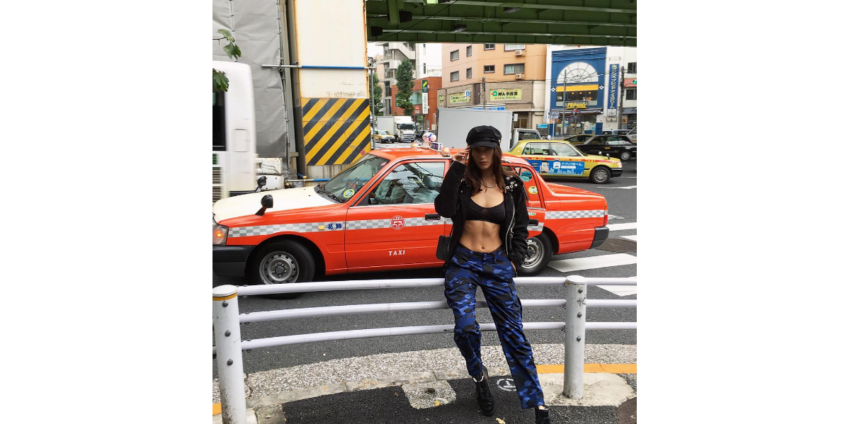 Photo : Photo de Bella Hadid à Tokyo. Octobre 2016. - Purepeople