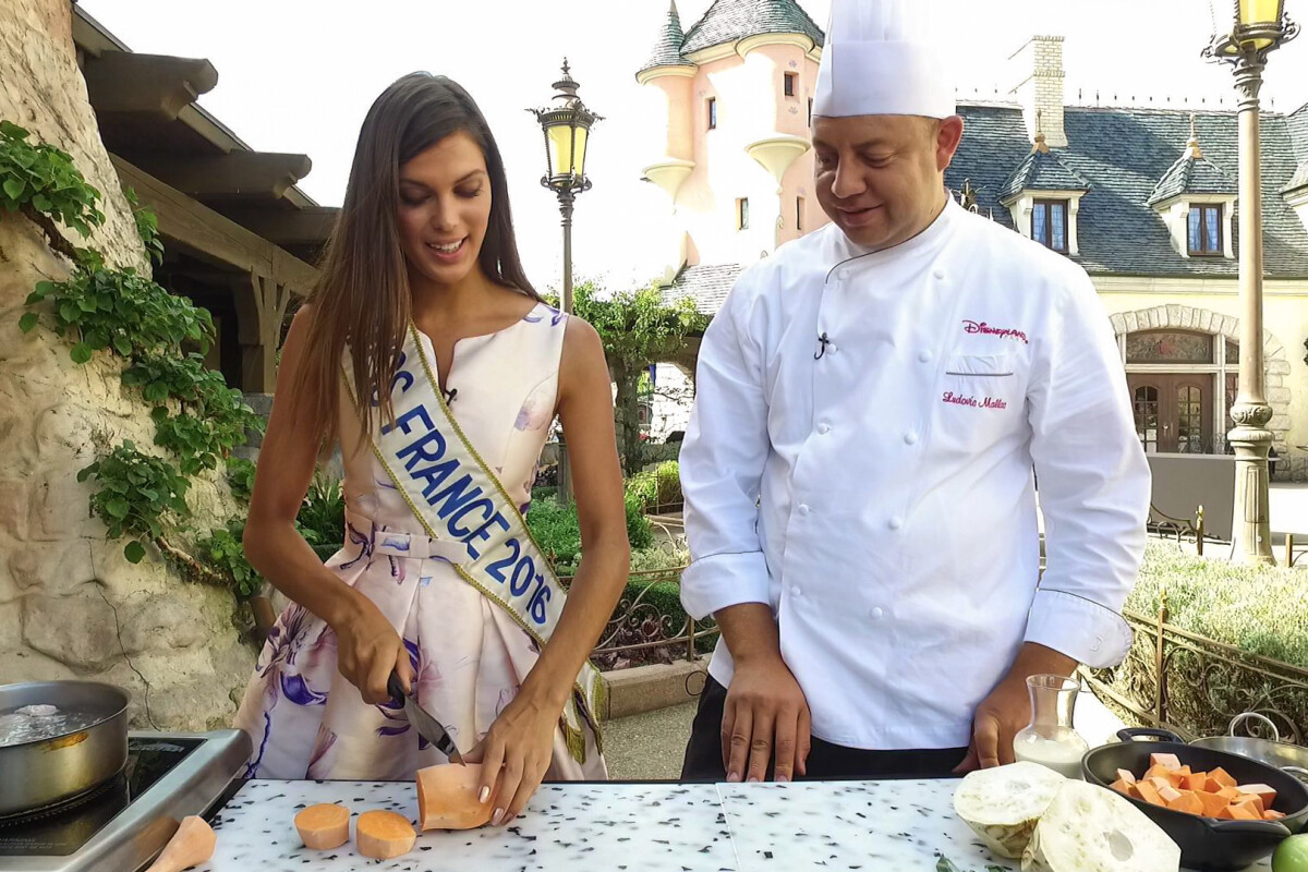 Photo : Iris Mittenaere et le Chef du Walt's – an American Restaurant ...
