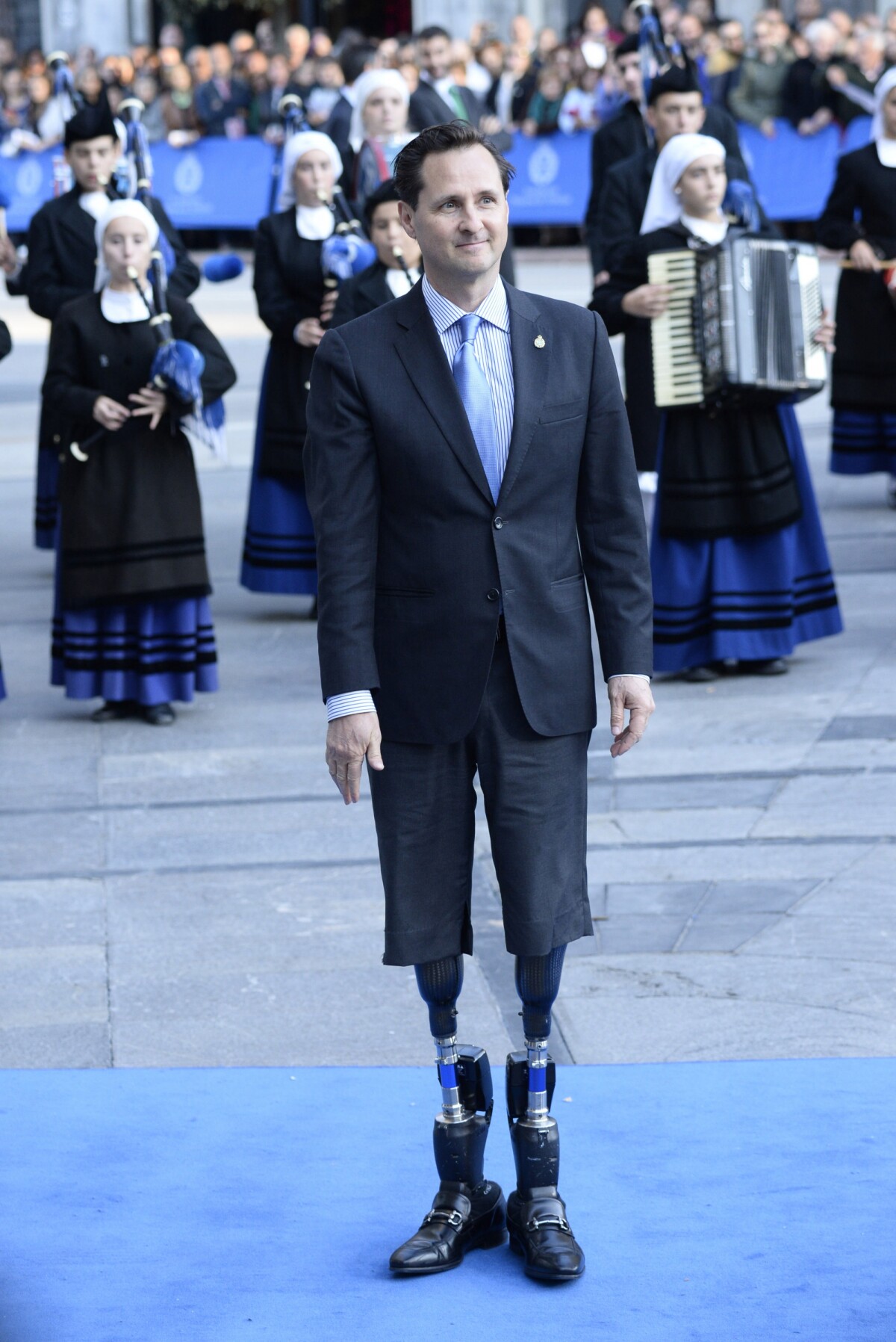 Photo : Hugh Herr - Remise des prix Princesse des Asturies en présence ...