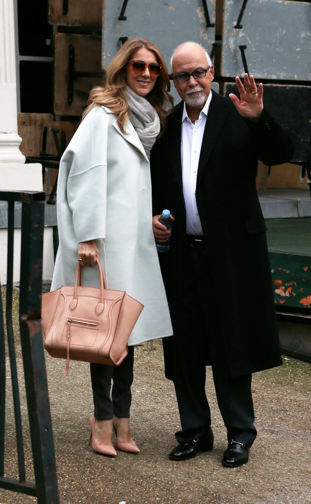 Photo : Céline Dion et son mari René Angélil quittent leur hôtel pour ...