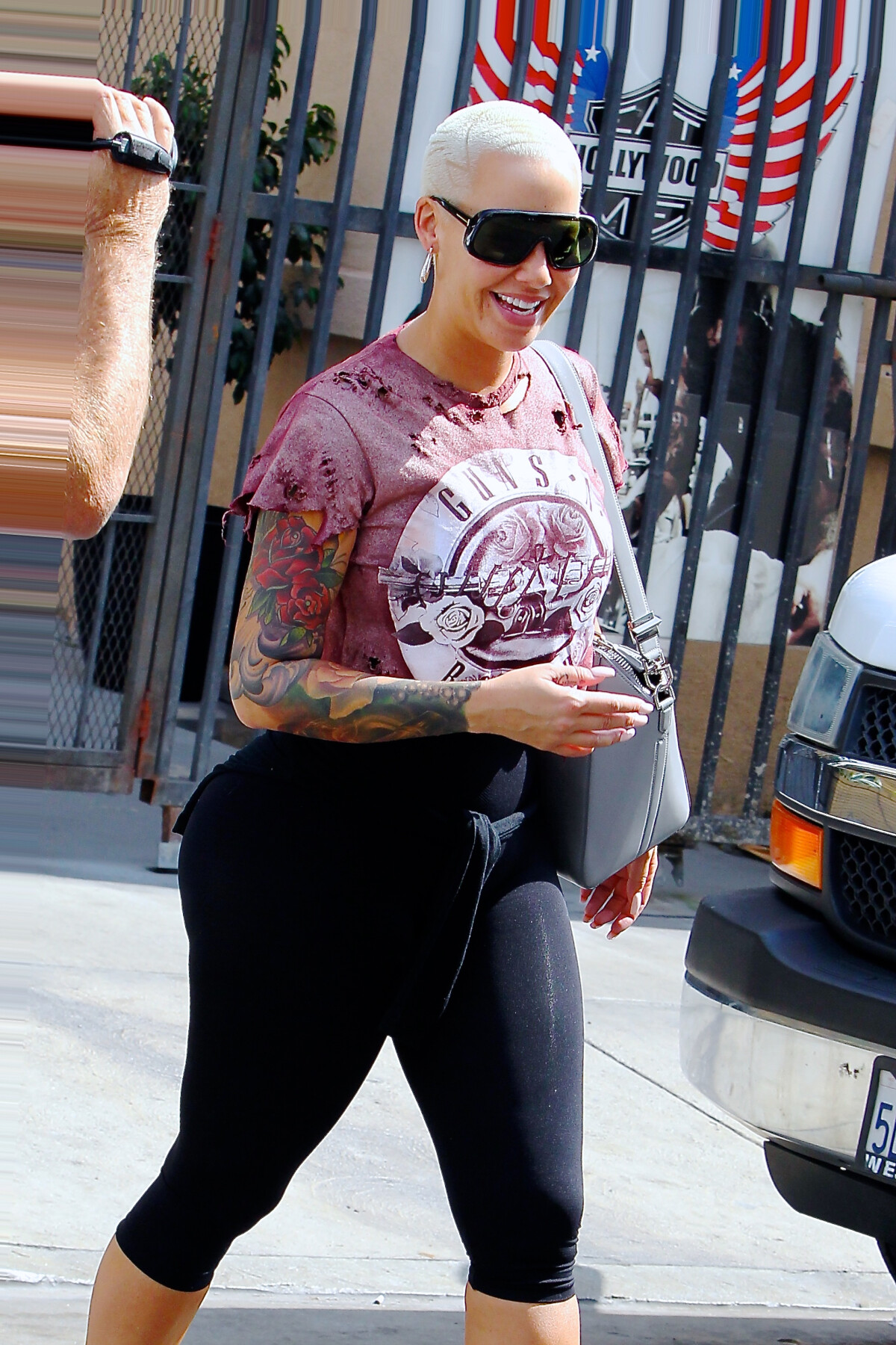 Photo : Amber Rose se rend à un studio de danse à Hollywood. Los ...