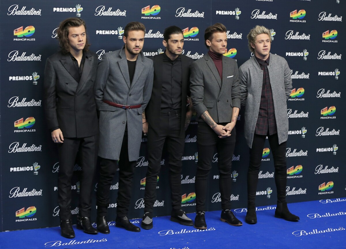 Photo : Le groupe One Direction à la soirée 40 Principales Music Awards ...