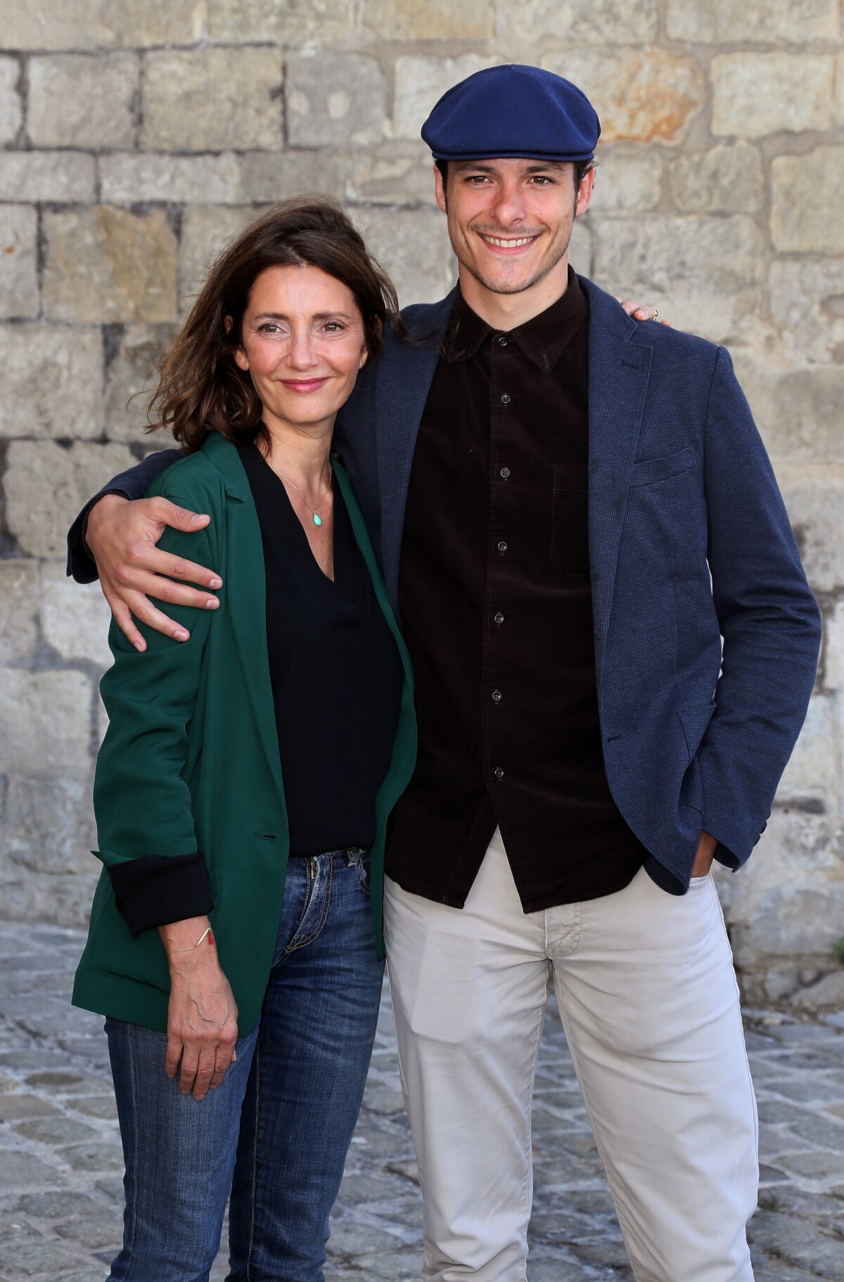 Photo : Valérie Karsenti et Eric Pucheu - Photocall du téléfilm "Tuer ...