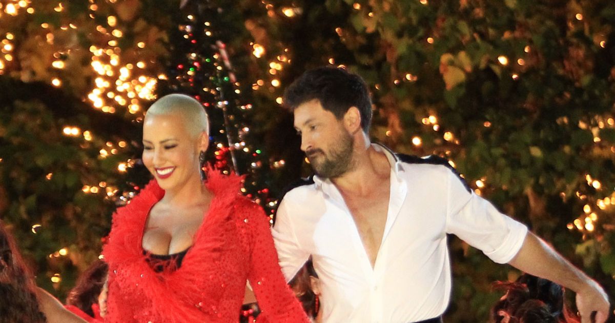 Amber Rose danse devant le public lors de l'émission 'Dancing With The ...