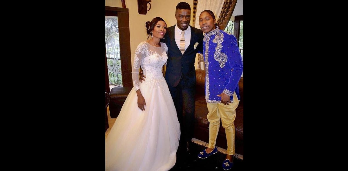 Photo : Mariage de Caster Semenya et Violet Raseboya, à Pretoria, le 7 ...