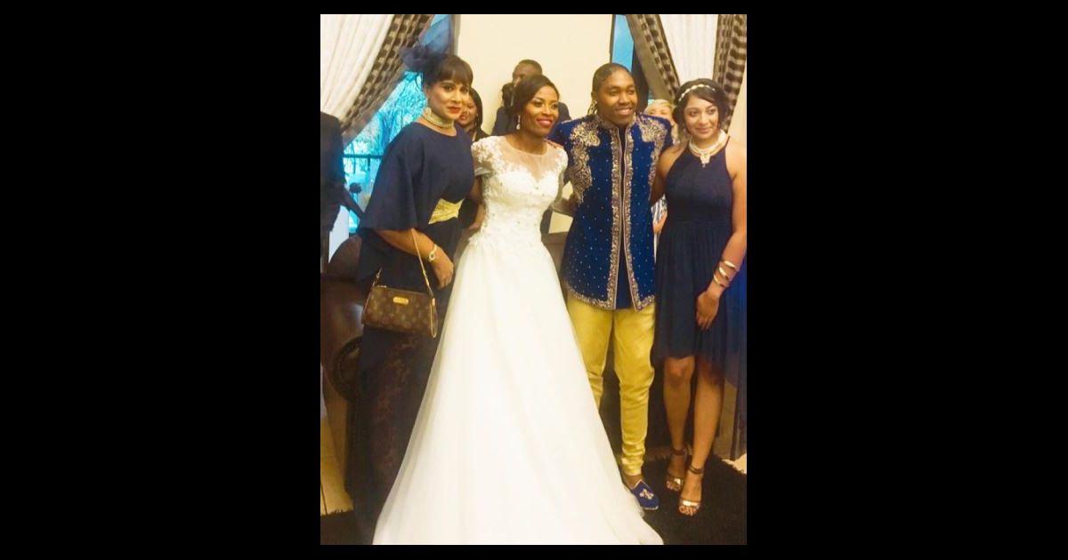 Mariage de la sportive Caster Semenya et Violet Raseboya, à Pretoria en ...