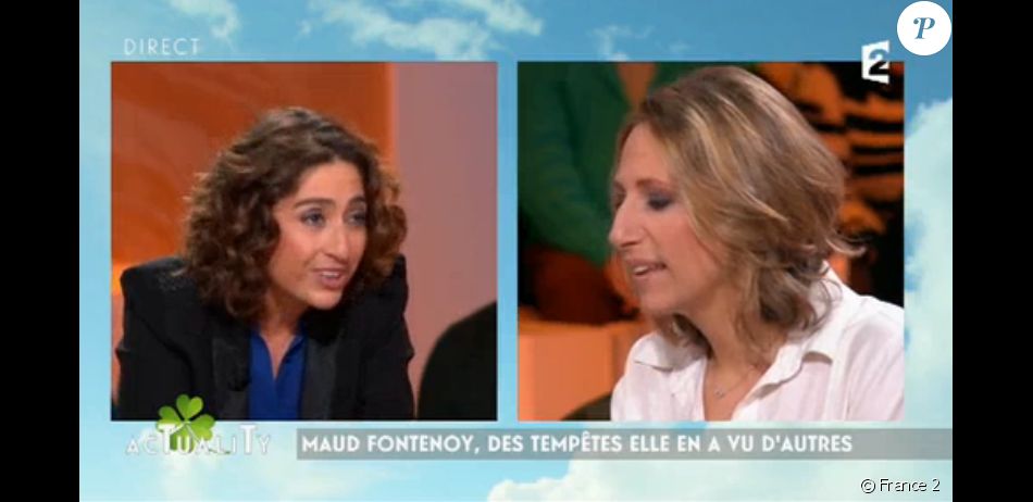 Isabelle Saporta interpelle Maud Fontenoy lors de l'émission Actuality ...