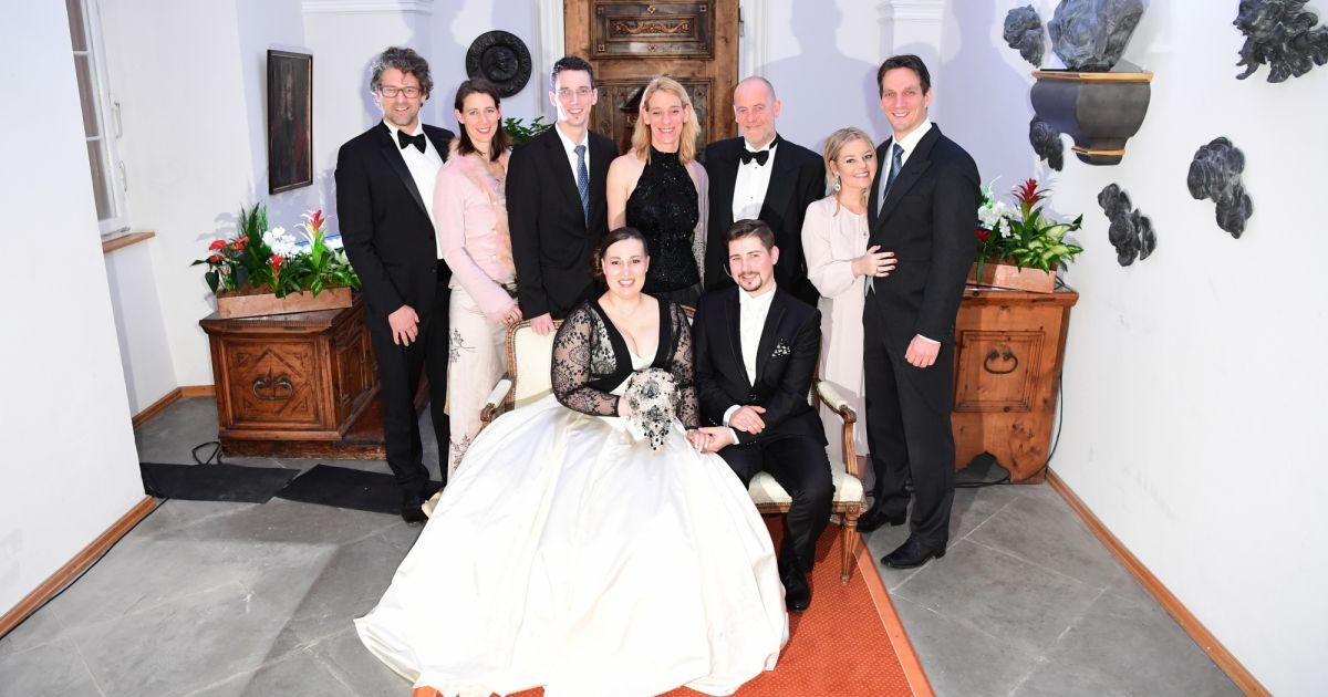 Philipp Haug, sa femme Bettina Bernadotte, Christian Bernadotte ...
