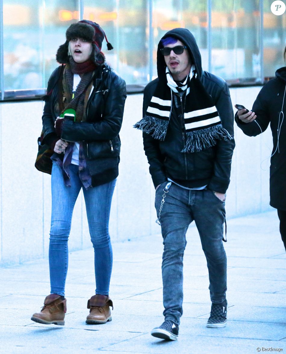 Exclusif - Paris Jackson et son compagnon Michael Snoddy à la sortie ...