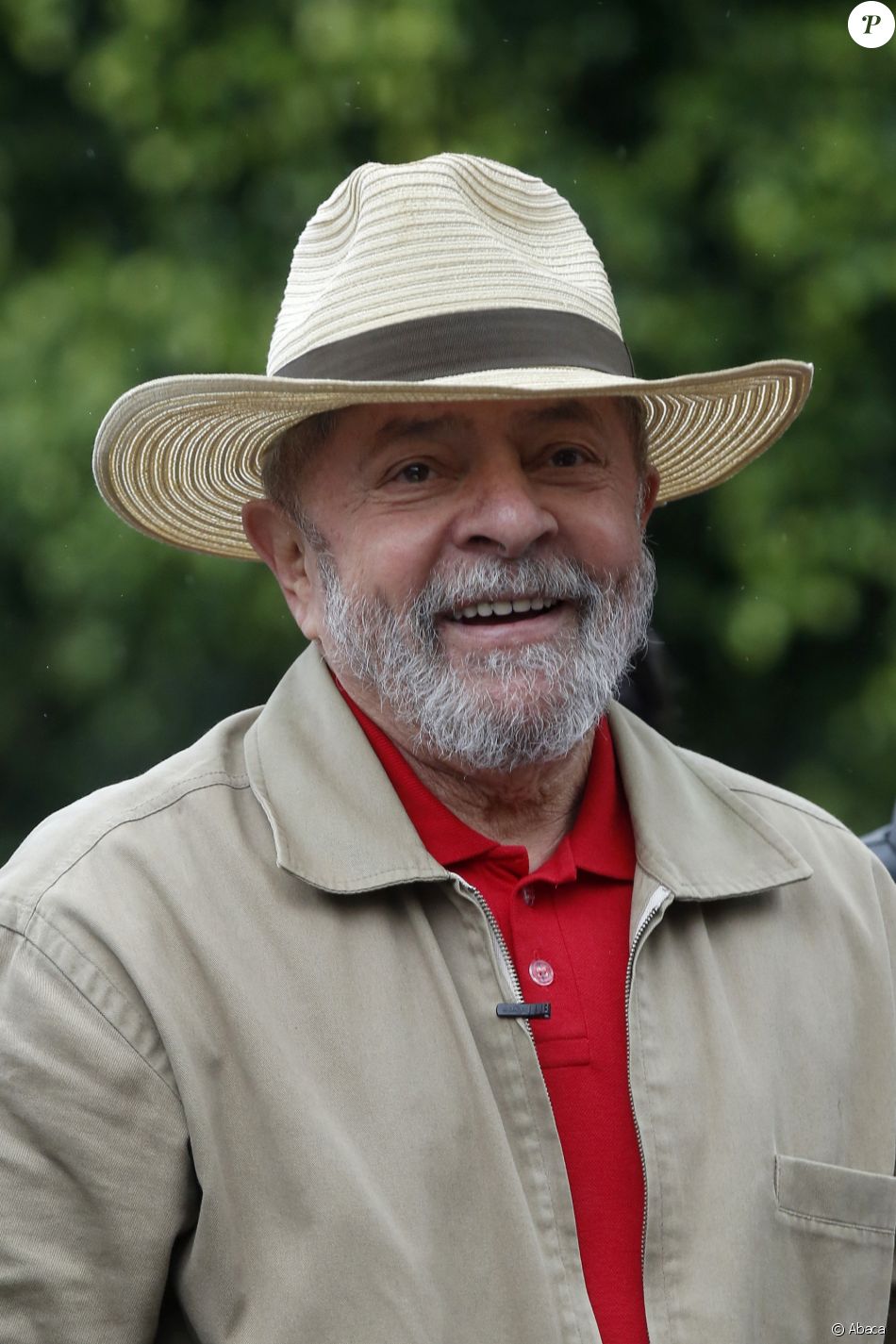 Luiz Inacio Lula da Silvaen conférence de presse à Sao Paulo, le 15 ...