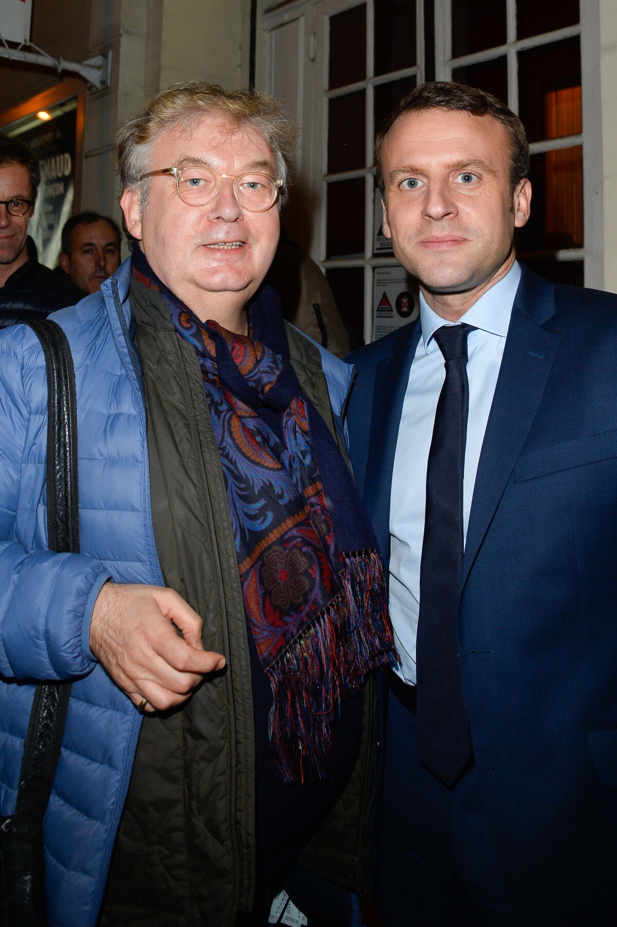Photo : Exclusif - Dominique Besnehard et Emmanuel Macron ...