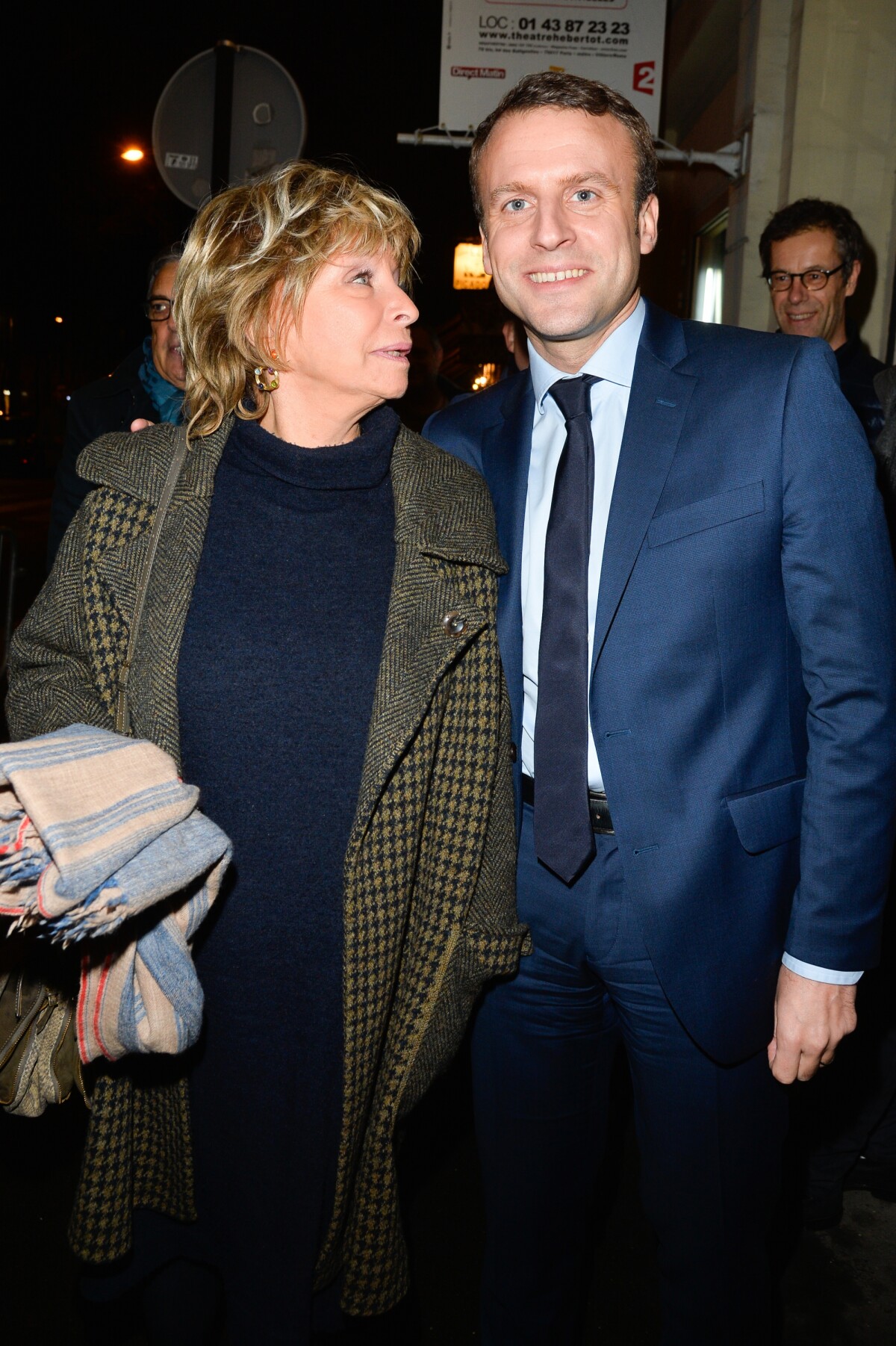 Photo : Exclusif - Danièle Thompson et Emmanuel Macron - Représentation ...