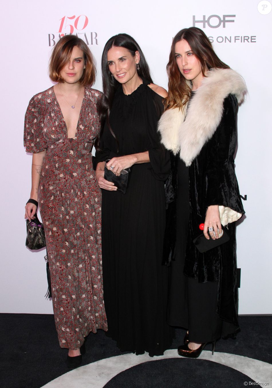 Tallulah Belle Willis, Demi Moore et Scout LaRue Willis - Photocall de ...