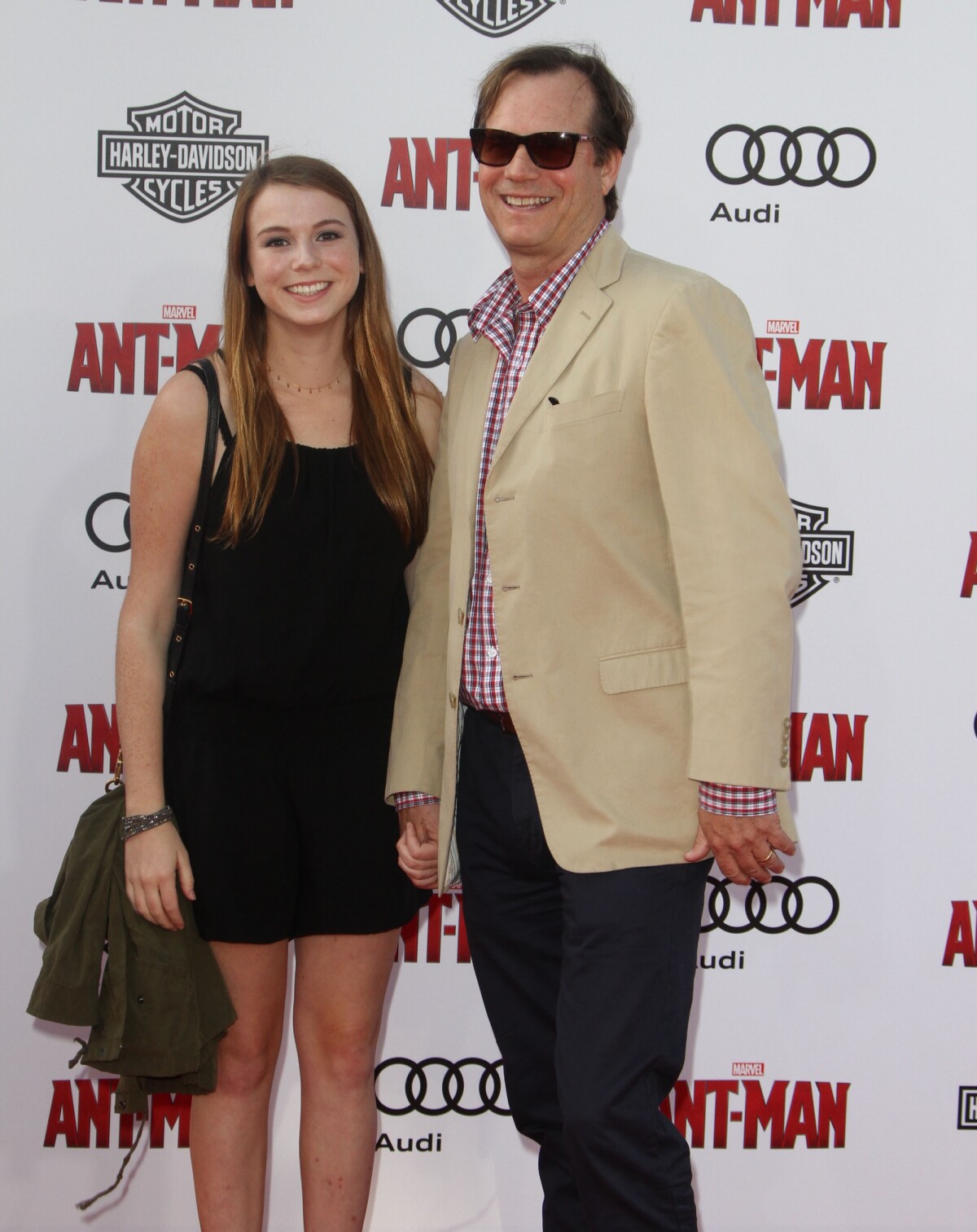 Photo : Bill Paxton et sa fille Lydia Paxton à la première de ANT-MAN à ...