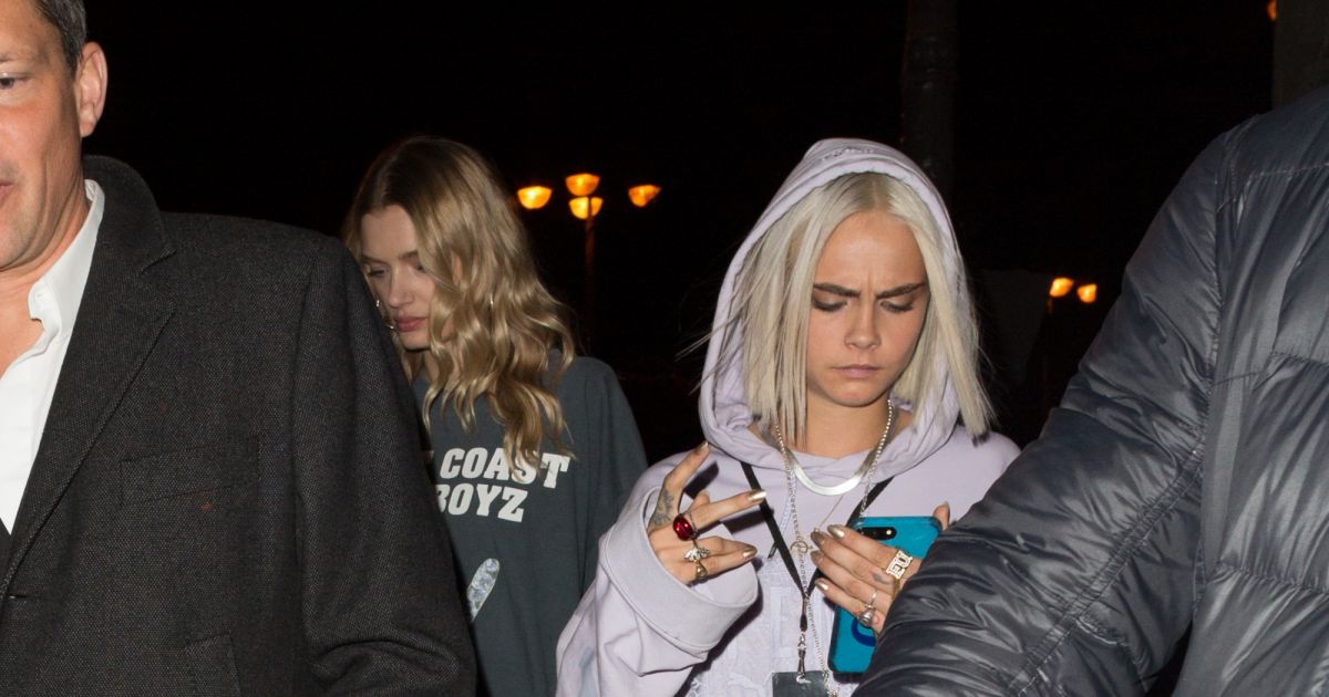 Cara Delevingne et Lily Donaldson arrivent à L'Arc pour la soirée Fenty ...