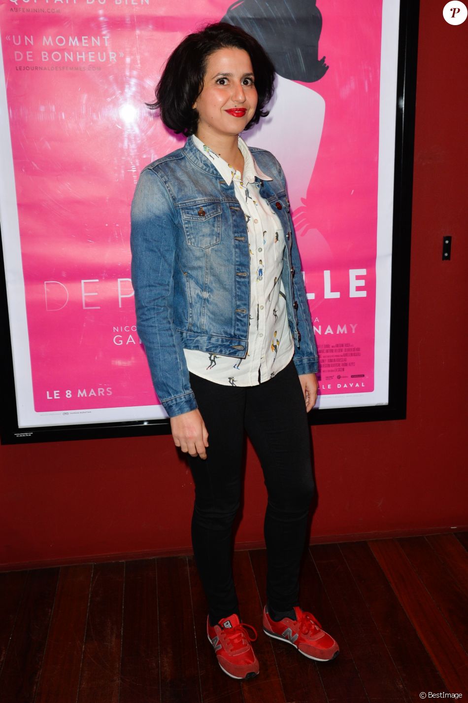 Nadia Roz lors de l'avant-première du film De plus belle au cinéma ...