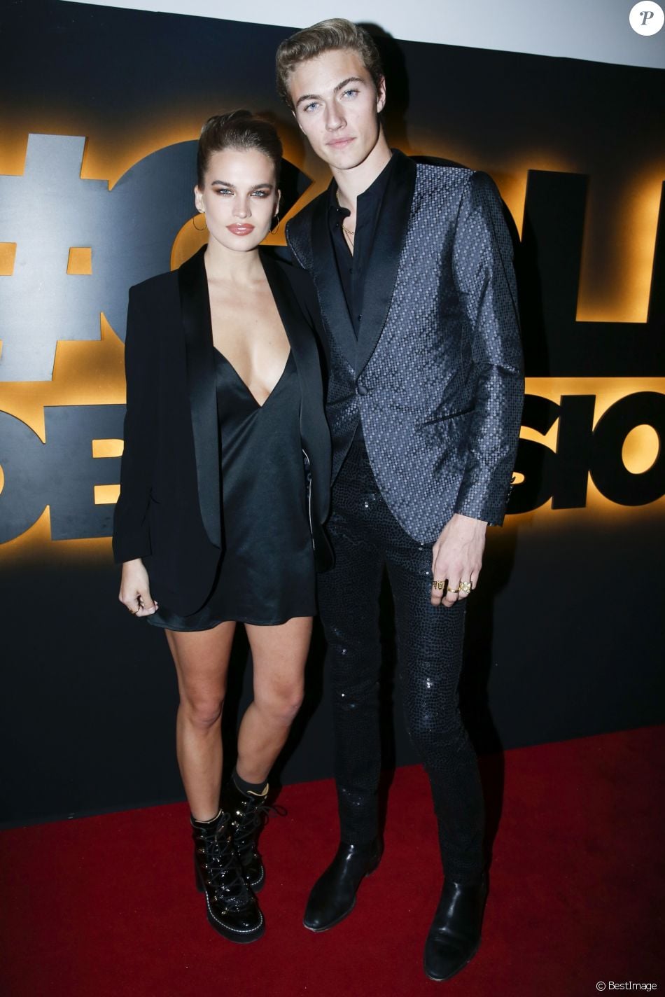 Stormi Bree et Lucky Blue Smith - Soirée Gold Obsession de L'Oréal à la ...