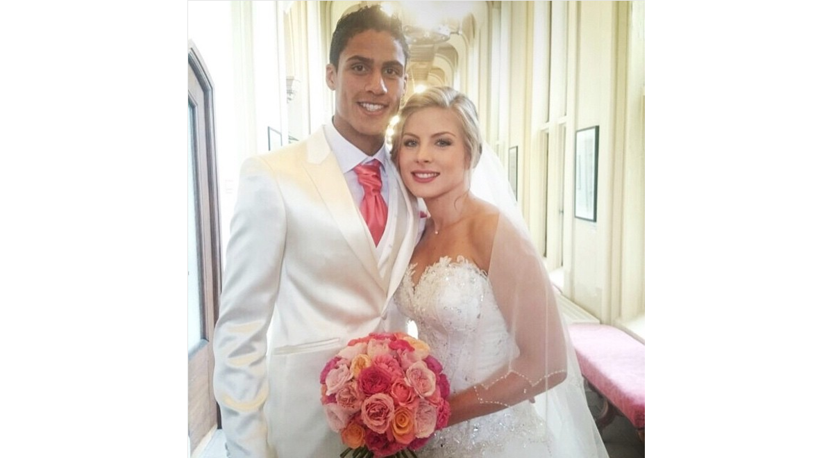 Photo : Raphaël Varane et sa femme Camille (Tytgat), ici lors de leur ...
