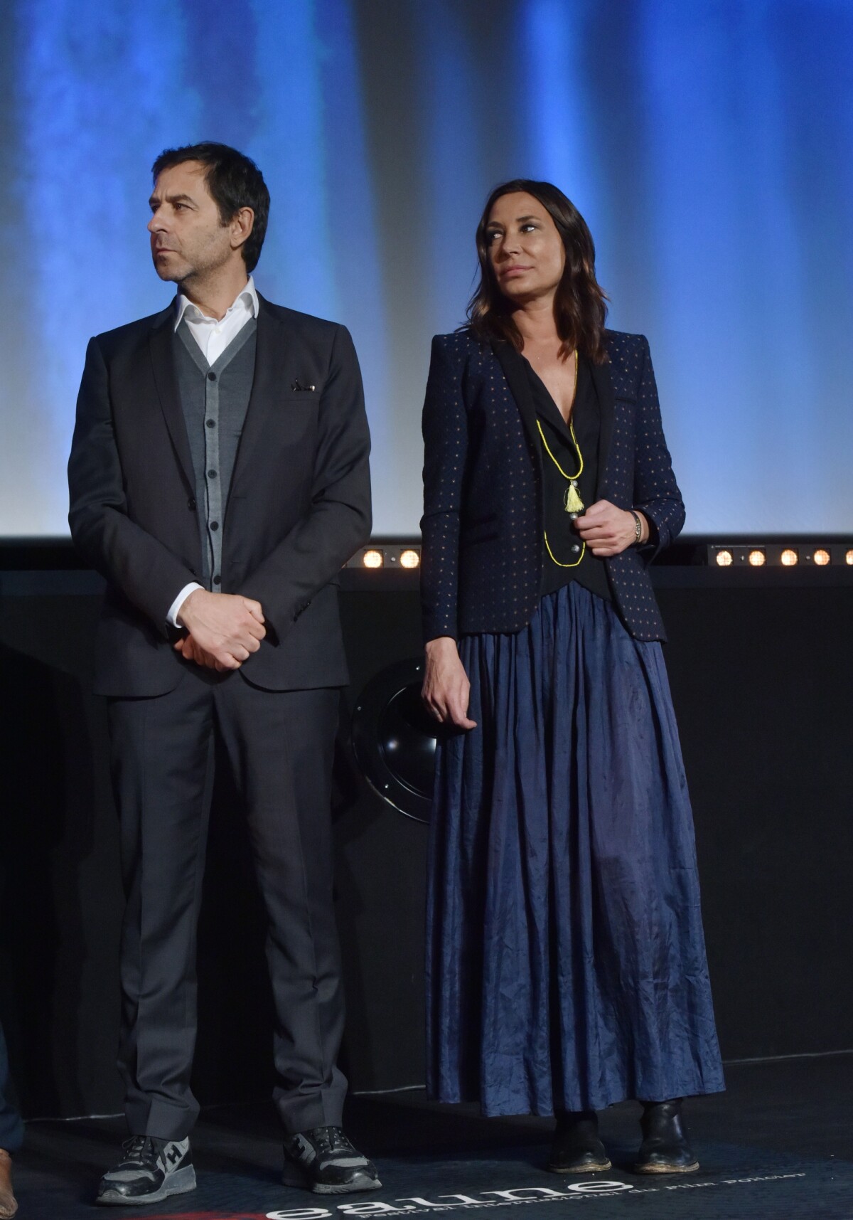 Photo : Philippe Kelly et Zazie lors de la cérémonie de clôture de la ...