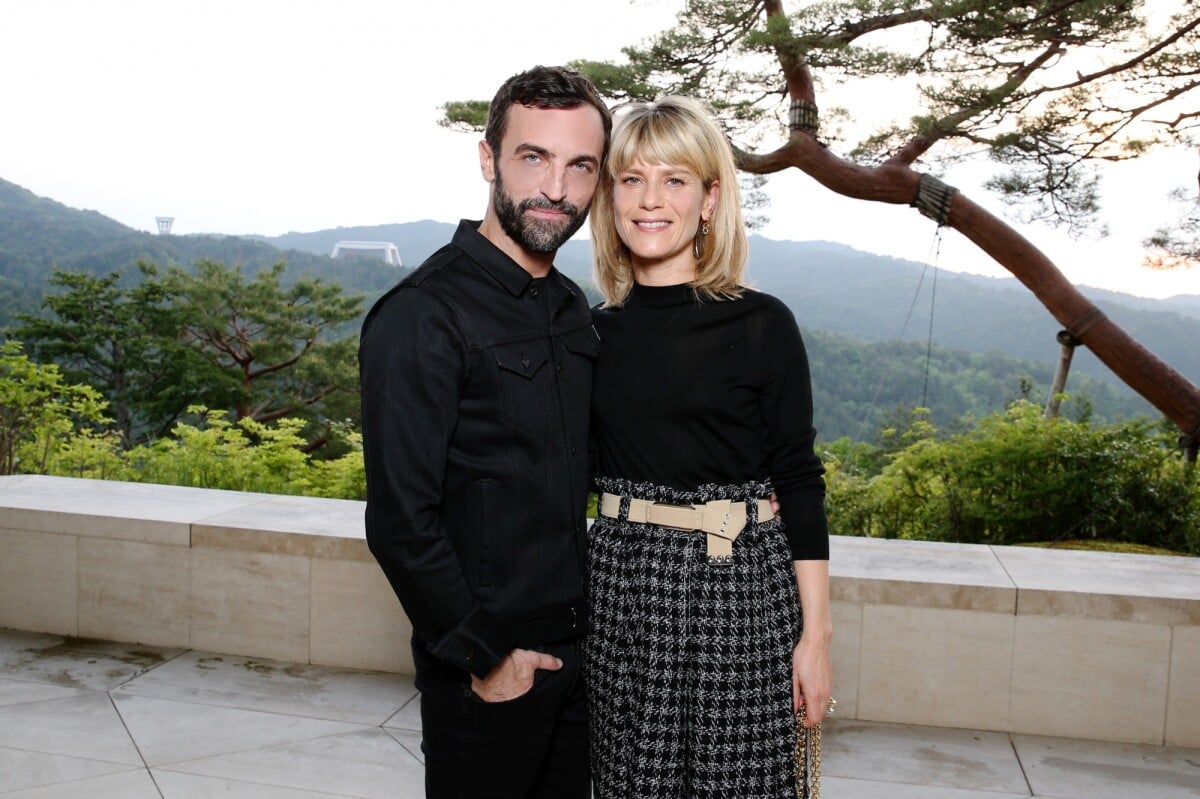 Photo : Nicolas Ghesquière et Marina Foïs assistent au défilé Louis ... Photo : Nicolas Ghesquière et Marina Foïs assistent au défilé Louis ...