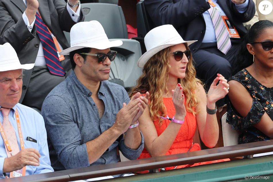 Raï et sa compagne - Internationaux de France de Roland-Garros à Paris ...