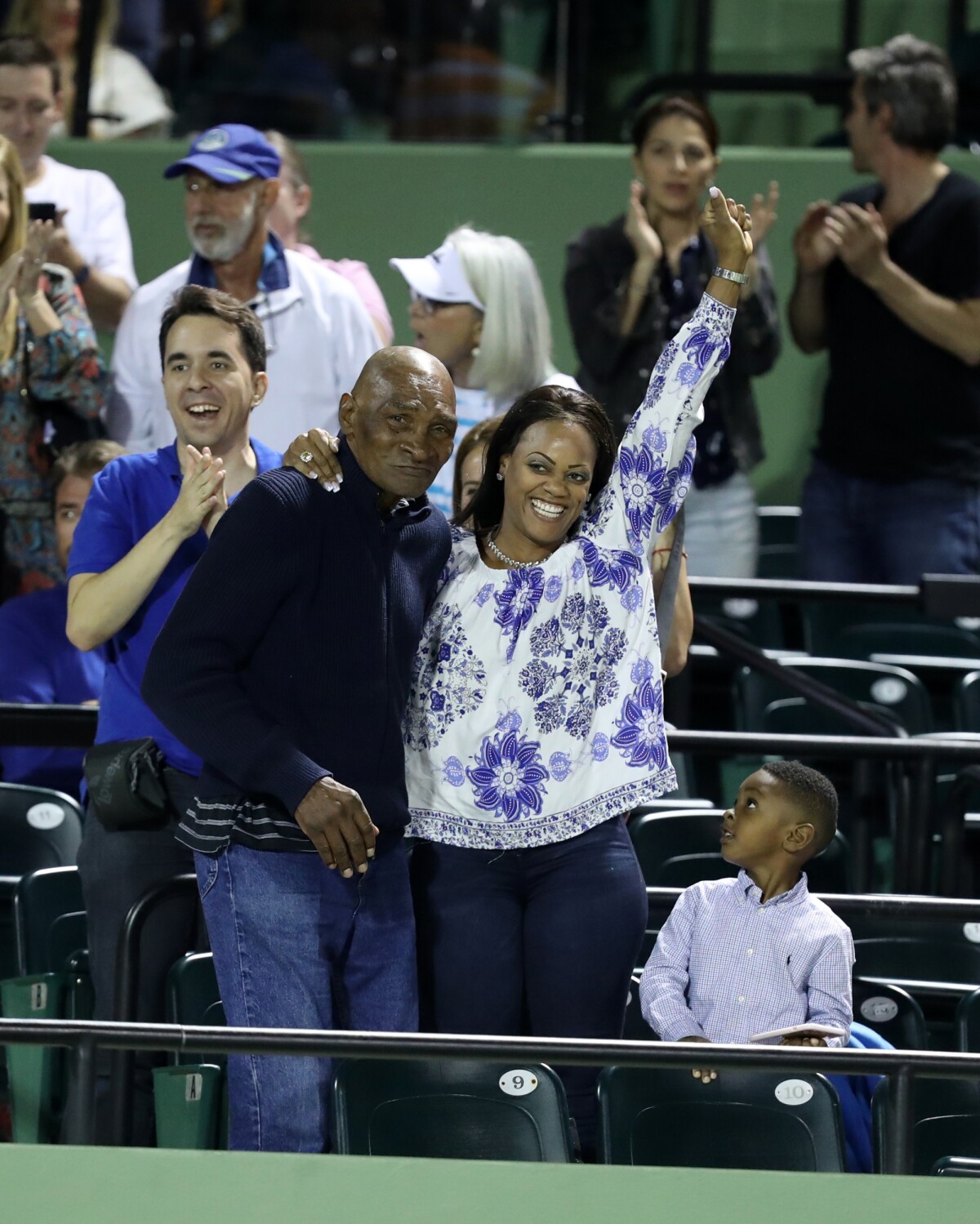 Photo : Richard Williams, sa femme Lakeisha Graham et leur fils Dylan ...