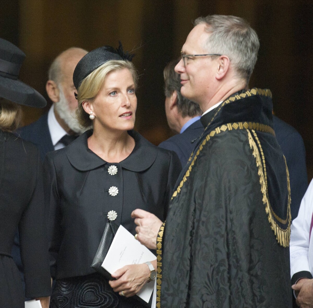 Photo : Sophie, comtesse de Wessex, aux obsèques de Patricia Katchbull ...