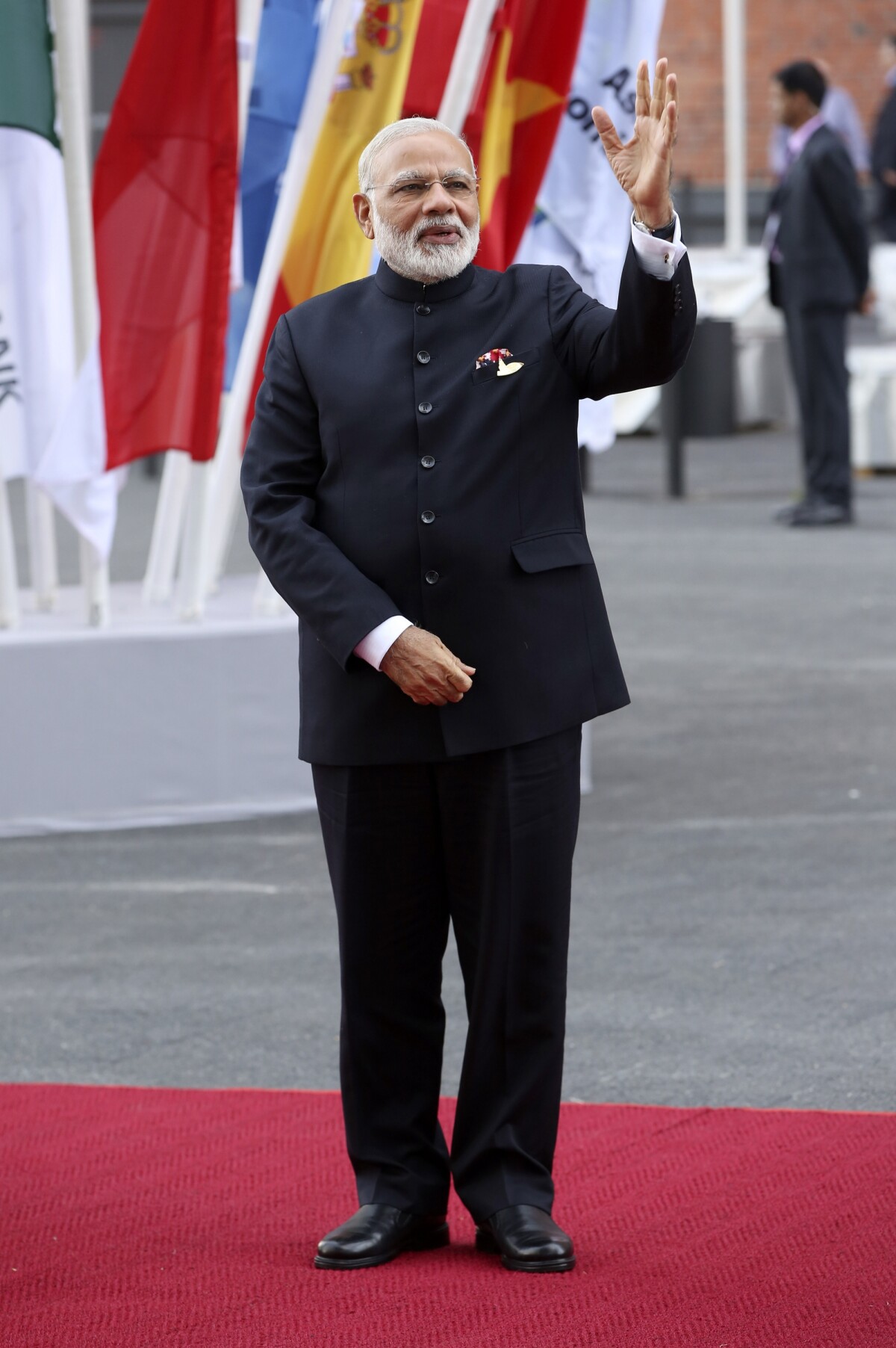 Photo : Narendra Damodardas Modi arrive au concert de la Neuvième ...