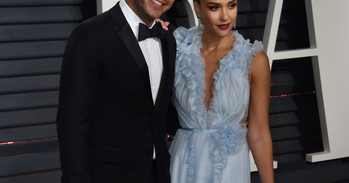 Jessica Alba et son mari Cash Warren - Soirée post-cérémonie des Oscars ...