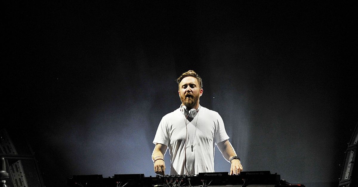 David Guetta en concert lors du festival Postepay Sound 2017 à Padova ...