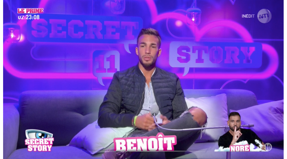 Photo : Benoît - Emission "Secret Story 11", le 7 septembre 2017 sur ...