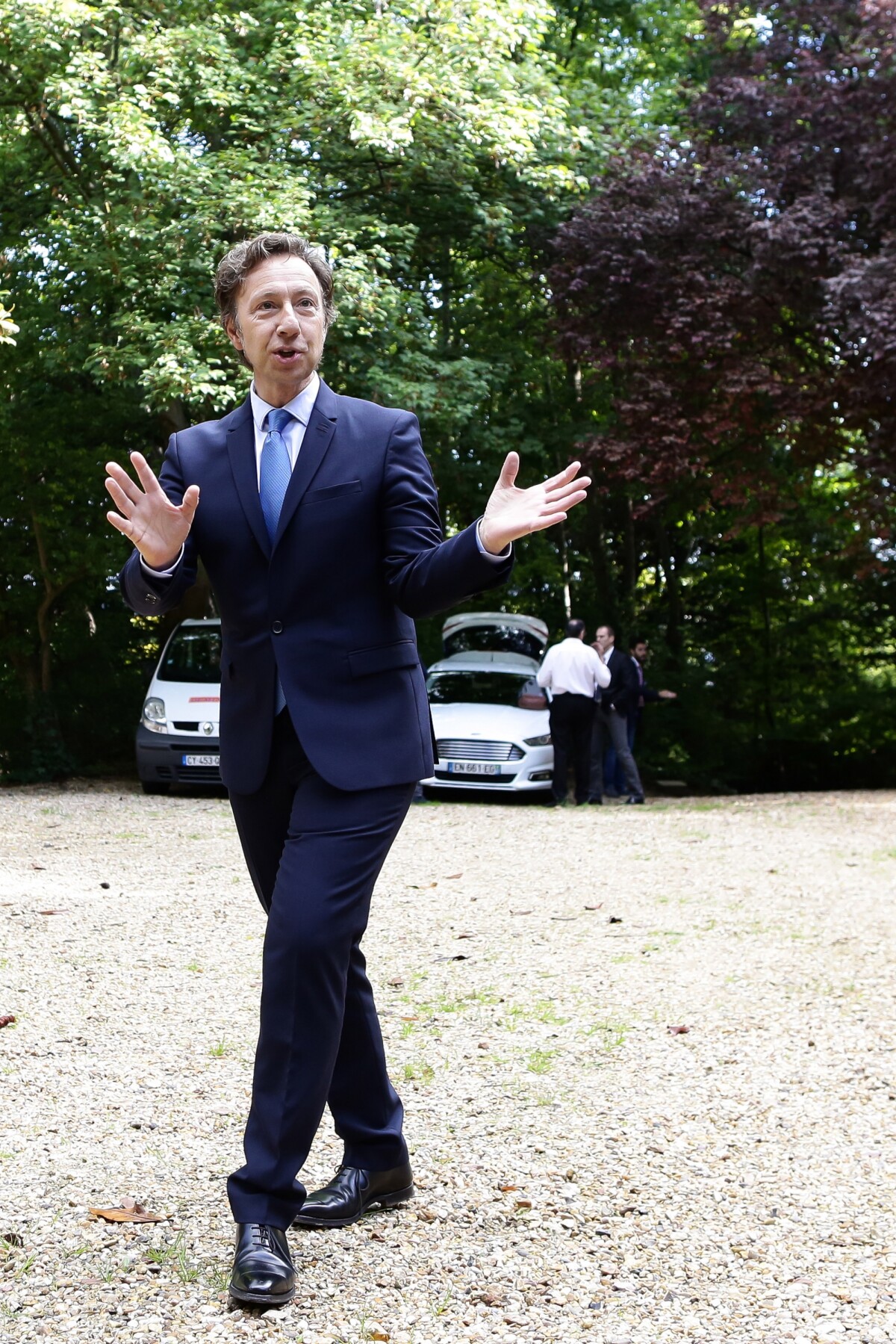 Photo : Le Président de la république française Emmanuel Macron visite ...
