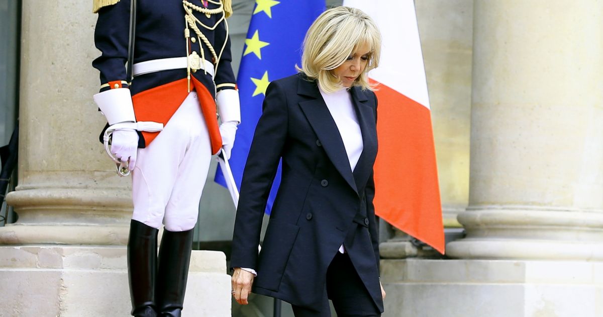 Brigitte Macron (Trogneux ) accueille Nadia Al Chami, la femme de ...