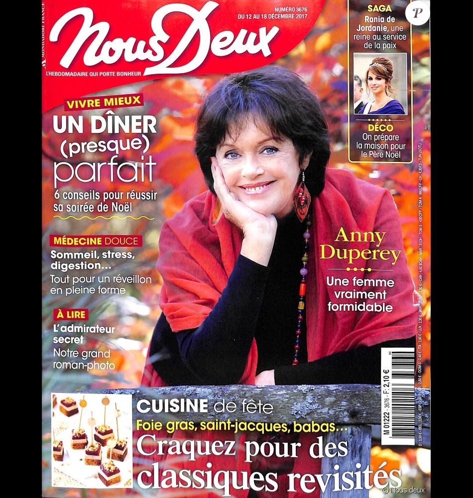 Couverture du magazine Nous deux en kiosques le 12 décembre 2017 ...