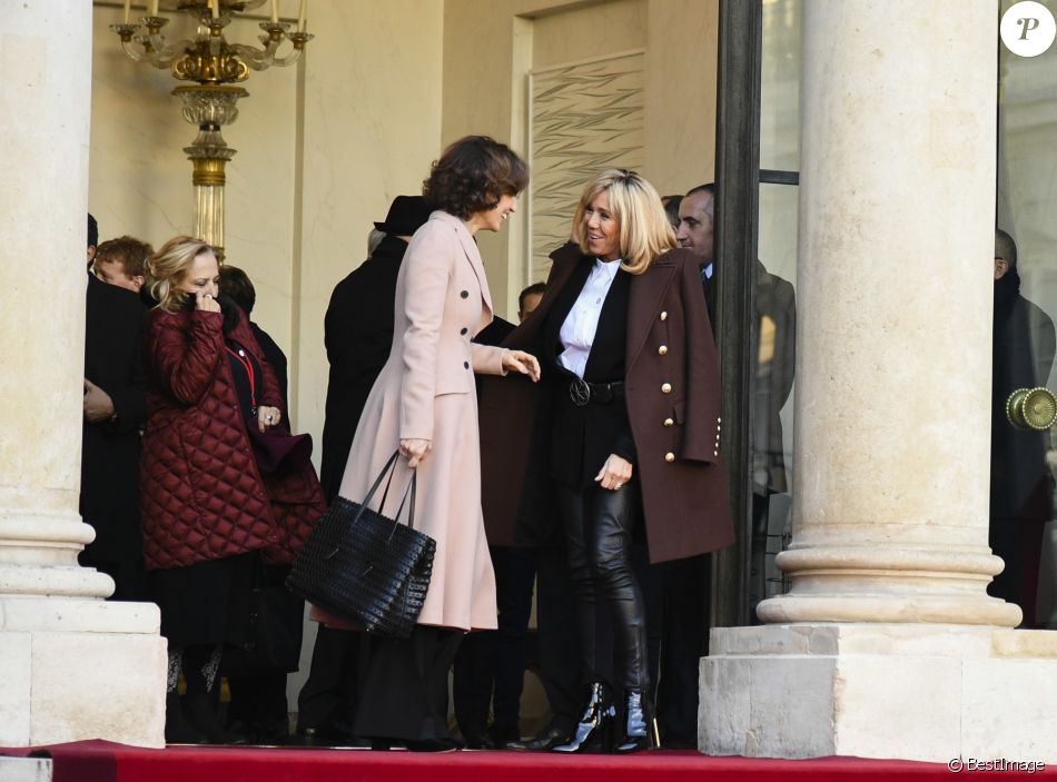 Audrey Azoulay, directrice générale de l'UNESCO et Brigitte Macron ...