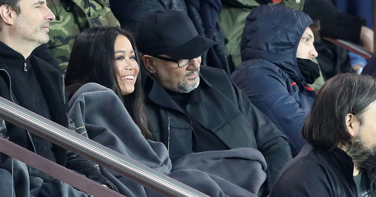 Le chef cuisinier Frédéric Anton - Célébrités dans les tribunes du parc ...