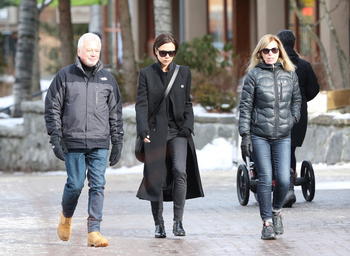 Photo : Exclusif - Anthony Adams et sa fille Victoria Beckham à la ...
