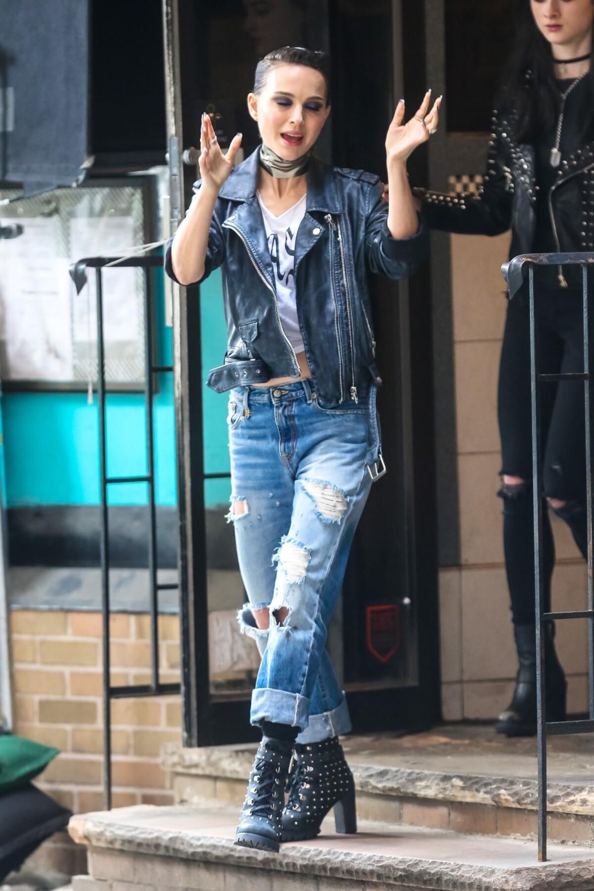 Photo : Natalie Portman punk sur le tournage de son nouveau film "Vox ...