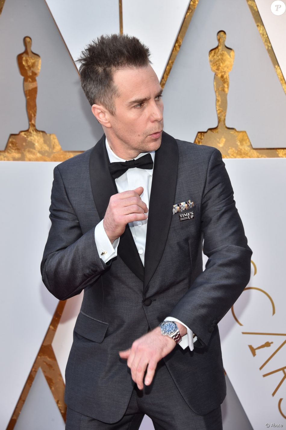 Sam Rockwell sur le tapis rouge des Oscars au Dolby Theatre, Los ...